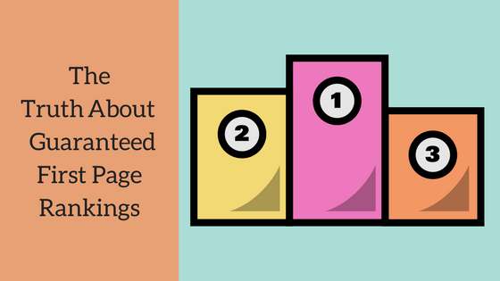 Guaranteed First Page Rankings - Identify The Value